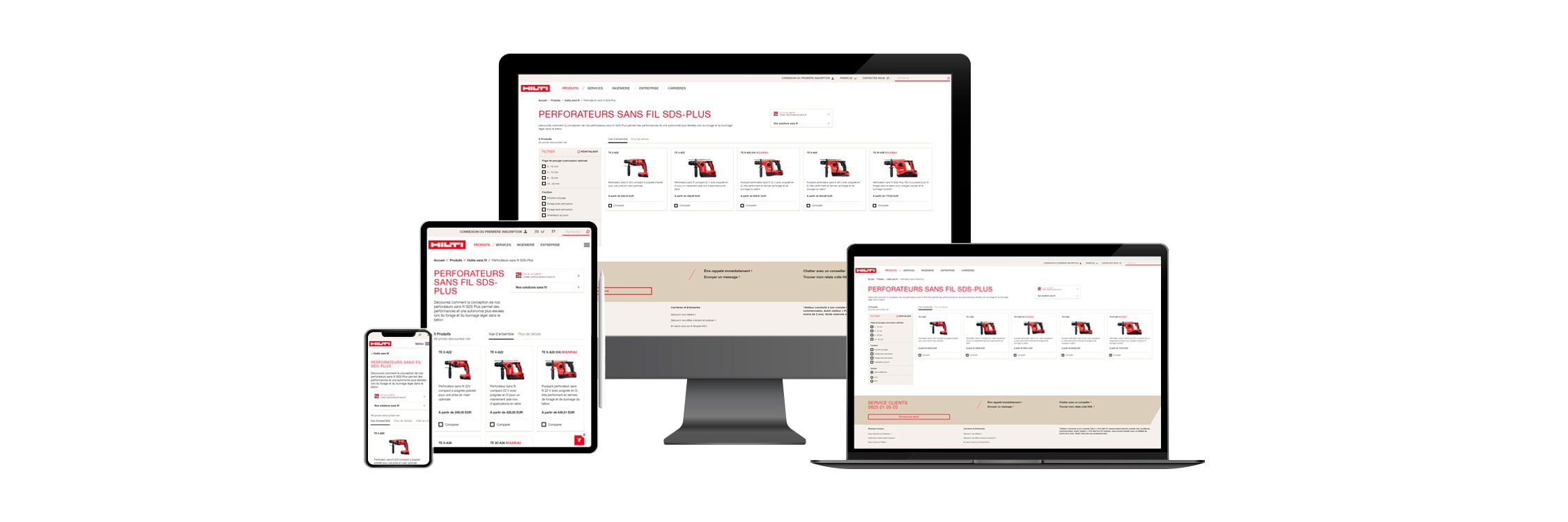 Site internet Hilti.fr - Hilti France
